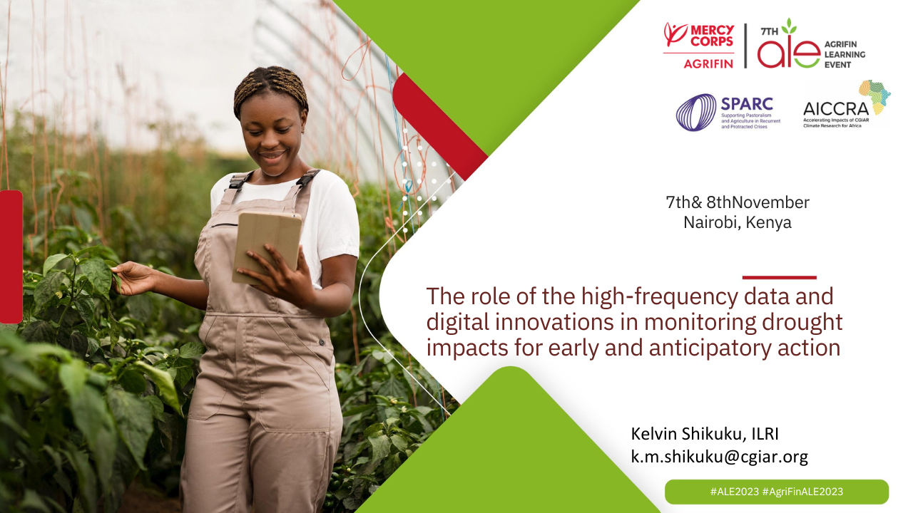 7th ALE Presentations - Mercy Corps AgriFin-ALE